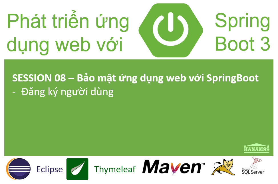 Xây dựng chức năng đăng ký người dùng trong SpringBoot