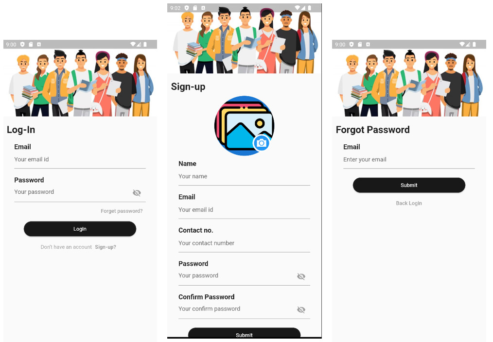 Flutter cơ bản-Thiết kế các màn hình LogIn-Forgot Password-SignUp trong ...