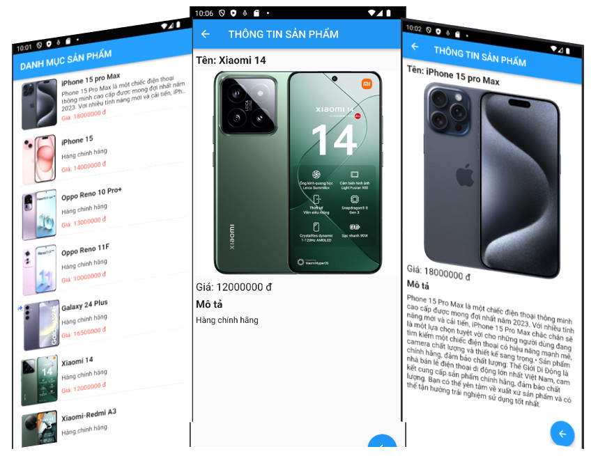 Flutter căn bản-Thiết kế màn hình hiển thị danh sách sản phẩm và ...