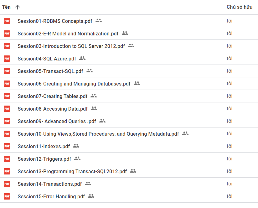 Slide Database Management (SQL Server 2012 -2019) dành cho sinh viên ...